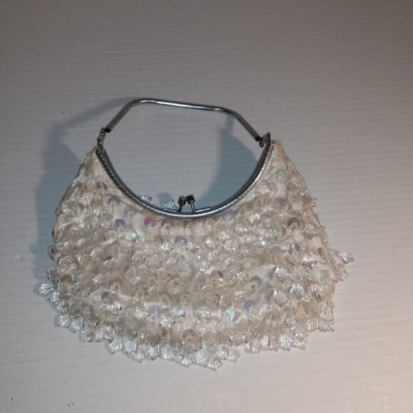 Bradlees | Bags | Bradlees Vintage Ivory Color Purse With Dangle ...